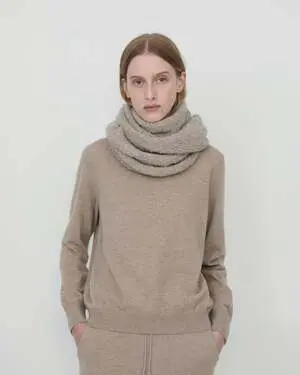 CASASOLA Ciro W Scarf - Stone