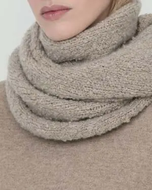 CASASOLA Ciro W Scarf - Stone
