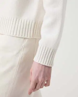 CASASOLA Pina Four-ply Crewneck Sweater - Tapioca