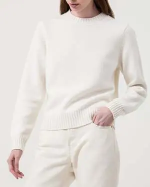 CASASOLA Pina Four-ply Crewneck Sweater - Tapioca