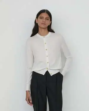 CASASOLA Madolina Cardigan - Tapioca