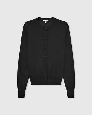 CASASOLA Madolina Cashmere-silk Cardigan - Black