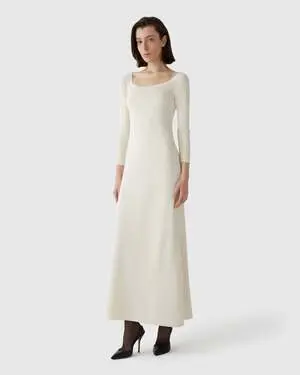 CASASOLA Caterina Compact Dress - Ivory