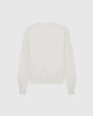 CASASOLA Tonina V-neck Pullover - Tapioca