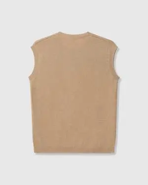 CASASOLA Milena Linen Top - Camel