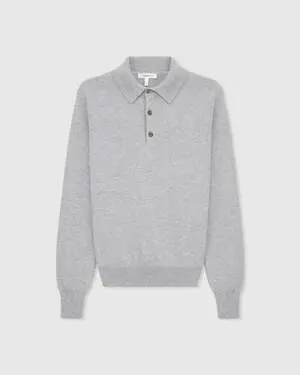 CASASOLA Carmela Cashmere Polo - Grey