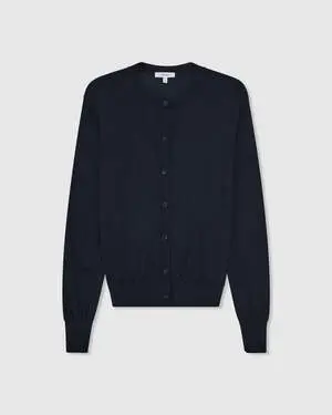 CASASOLA Madolina Cashmere-silk Cardigan - Navy