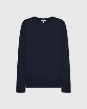 CASASOLA Crewneck Cashmere Sweater - Navy