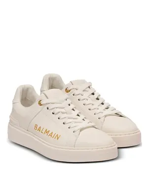 Balmain B-court Printed Trainers