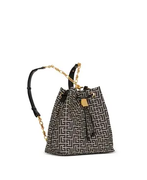 Balmain Pulse Monogram Jacquard Backpack