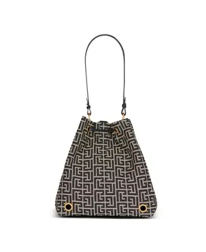 Balmain Pulse Monogram Jacquard Backpack