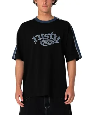 RUSTY Scream Logo T-shirt