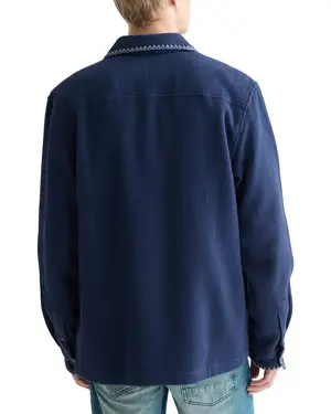 Scotch & Soda Waffle Structure Relaxed Fit Shirt