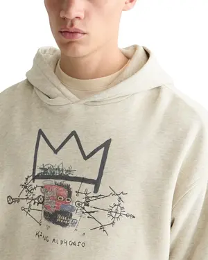 Scotch & Soda Basquiat Artwork Relaxed Fit Hoodie