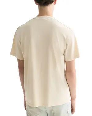 Scotch & Soda Basquiat Artwork Relaxed Fit Tee - Eggnog
