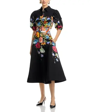 Rickie Freeman For Teri Jon Puff Sleeve Day Dresses
