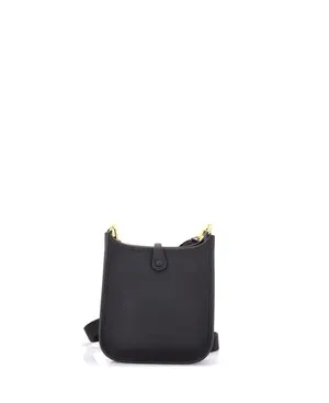 Hermès Tpm Evelyne Bag Gen Iii Clemence - Black