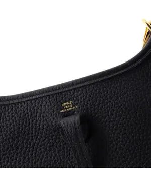 Hermès Tpm Evelyne Bag Gen Iii Clemence - Black