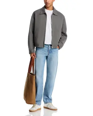 FRAME Canvas Zip Trucker Jacket - Modern Grey