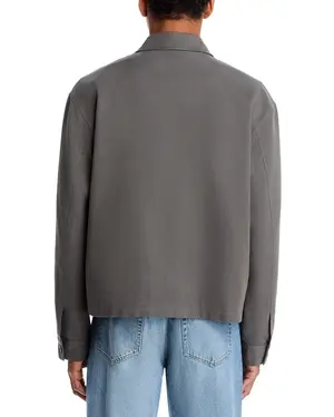FRAME Canvas Zip Trucker Jacket - Modern Grey