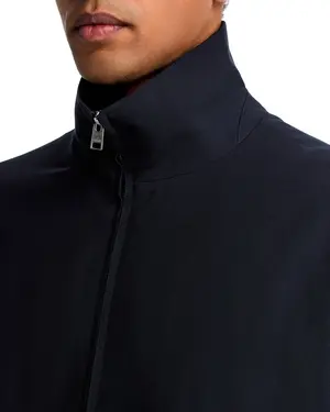 FRAME Wool Zip Blouson Jacket - Dark Navy