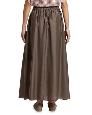 Peserico Pleated Maxi Skirt