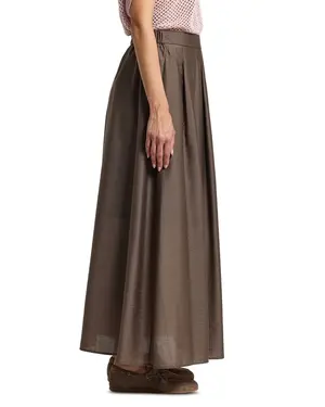 Peserico Pleated Maxi Skirt