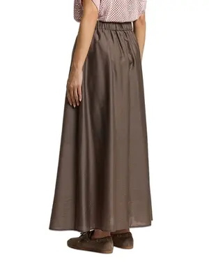 Peserico Pleated Maxi Skirt