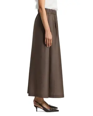 Peserico Elasticized Waist Palazzo Pants