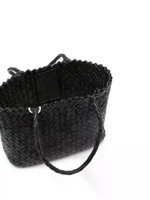 Dragon Diffusion Woven Leather Tote Bag