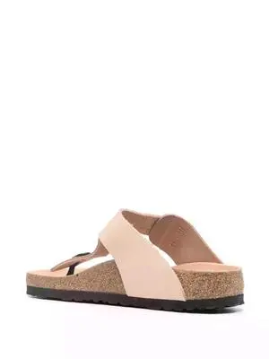 BIRKENSTOCK Gizeh Leather Sandals - Pink