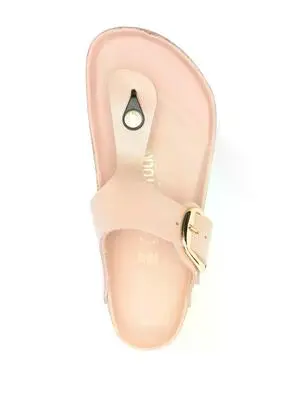 BIRKENSTOCK Gizeh Leather Sandals - Pink