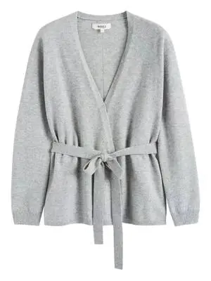 Chinti & Parker Tie-fastening Cardigan - Grey
