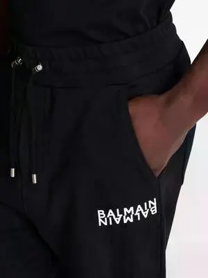 Balmain Logo-print Drawstring Track Pants - Black