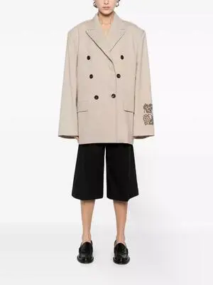 BERWICH Belted Button Shorts
