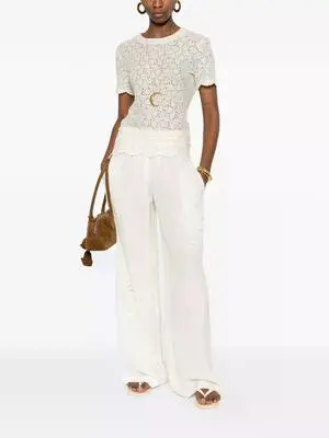 Ermanno Scervino Lace T-shirt - Neutrals
