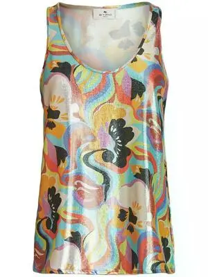 Etro Sleeveless Racerback Top