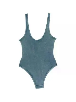 DIESEL® Ribbed Scoop Neck One Piece