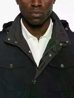 MOORER Hooded Jacket - Black