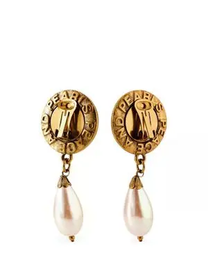 Moschino Pear-shaped Clip-on Earrings