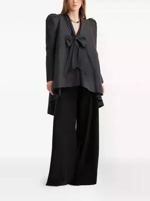 GEMY MAALOUF Bow Detail V-neck Top
