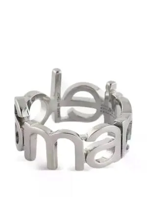 MAISON MARGIELA Logo Ring - Silver