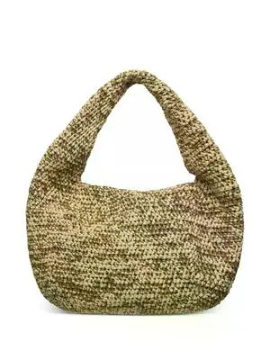 0711 TBILISI Ibiza Woven Shoulder Bag - Neutrals