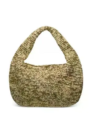 0711 TBILISI Ibiza Woven Shoulder Bag - Neutrals