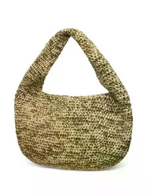 0711 TBILISI Ibiza Woven Shoulder Bag - Neutrals