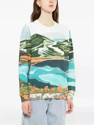 Chloé Graphic-print Crew Neck Sweatshirt