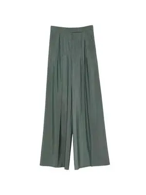Max Mara Wide Leg Pleated Trousers