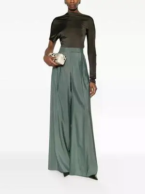 Max Mara Wide Leg Pleated Trousers