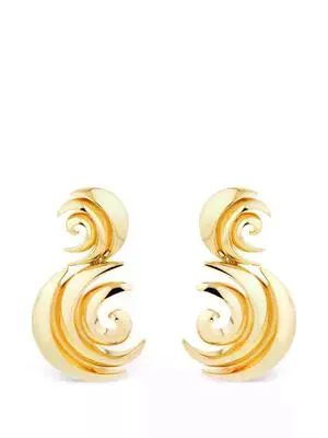 BROSE Moorish Palm Drop Earrings - Gold
