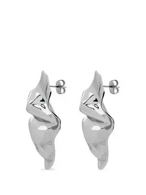 Alexis Bittar Crumpled Stud Earrings